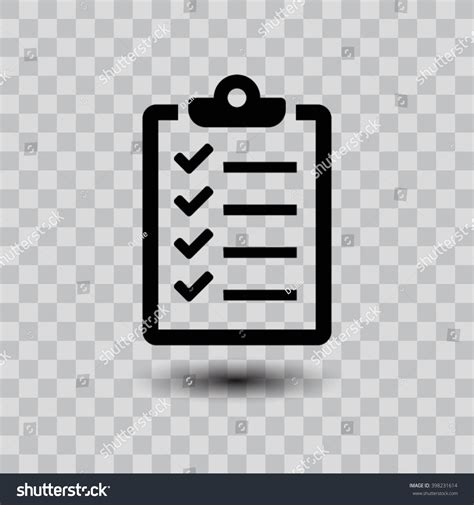 Checklist Icon One Set Web Icons Stock Vector Royalty Free 398231614