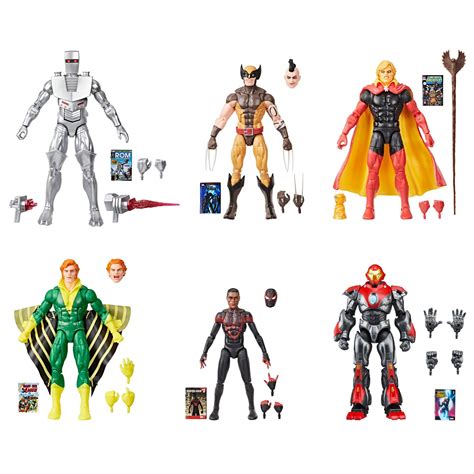Marvel Legends Comic Retro 6 Inch Scale Action Figure Set Of 6