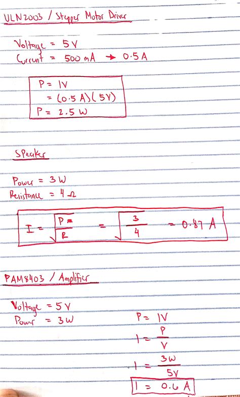 Power Requirements For Stepper Motor And Servo Motor And Dfplayer Mini