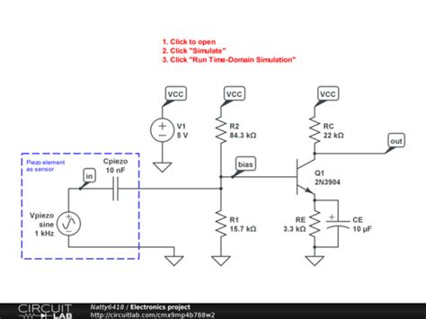 Electronics Project Circuitlab