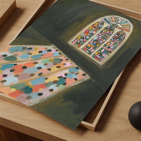 Christian Art Stained Glass Reflection Celebrating Diversity In Unity