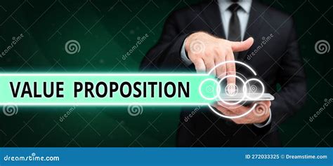 Handwriting Text Value Proposition Word Written On Service Make