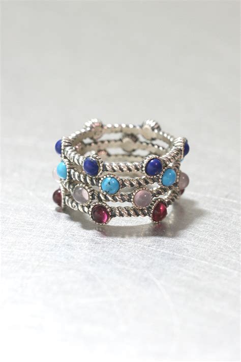 Oxidized Sterling Silver Cross Stackable Ring