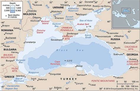 Black Sea Map Location Countries And Facts