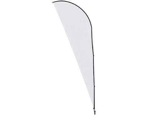 Legend 4m Sublimated Sharkfin Double Sided Flying Banner 1 Complete