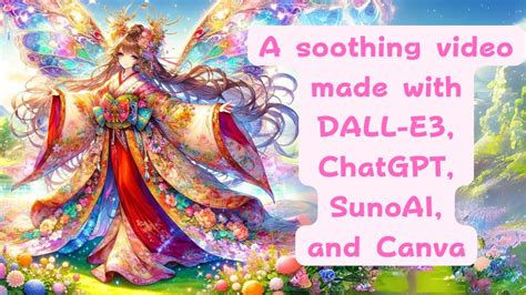 Kimono Fairy Ai Illustrations With Poetry And Music Youtube