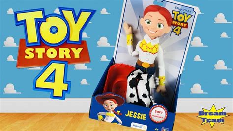 Toy Story 4 Jessie Unboxing Hugable And Soft Jessie By Thinkway Toys