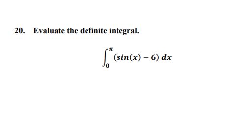 solved evaluate the definite integral ∫0π sin x 6 dx