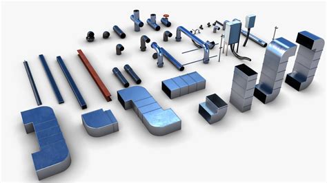 3d Model Roof Pipe Tile Vr Ar Low Poly Cgtrader