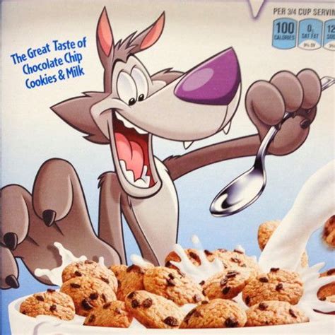 Chip The Wolf Is The Cookie Crisp Cereal Mascot Cereal Characters