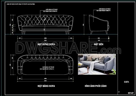 10 Free Cad Drawing Of Classic Style Sofa With Detailed Views