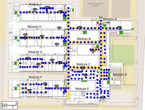Infrastructure Aps And Fingerprints At Floor 0 Download Scientific Diagram