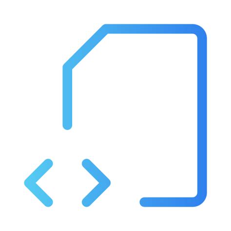 Code Generic Gradient Icon