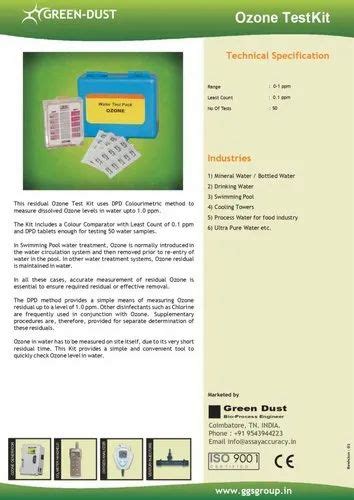 Compact Ozone Test Kit Dpd Tablet No 4 Packaging Type Box At ₹ 5000