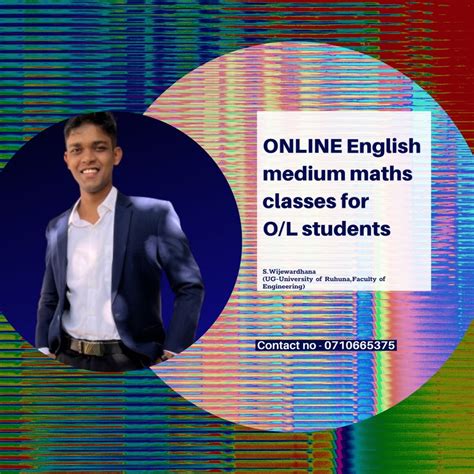 English Medium Maths Classes Mathematics Ol Grade 6 11 Galle