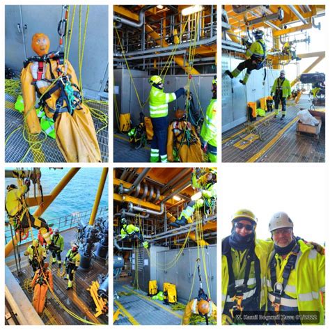 Rescuetraining Ropeaccess Offshore James Harbo