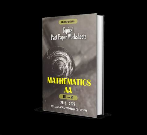 Ib Diploma Mathematics Topical Past Papers