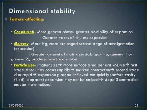 Dental Amalgam Properties Ppt