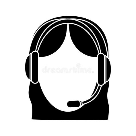 Customer Support Icon Image Stock Illustration Illustration Of Female Icon 85460733