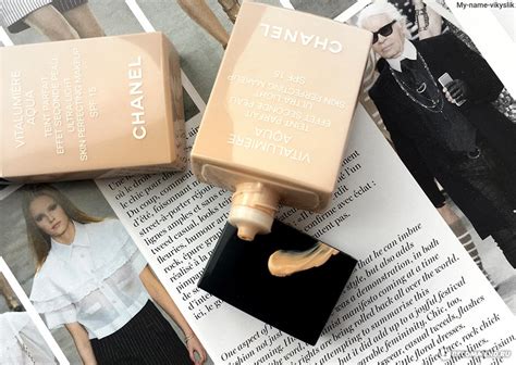 Тональный флюид Chanel Vitalumiere Aqua - «Лучший тональный флюид на ...
