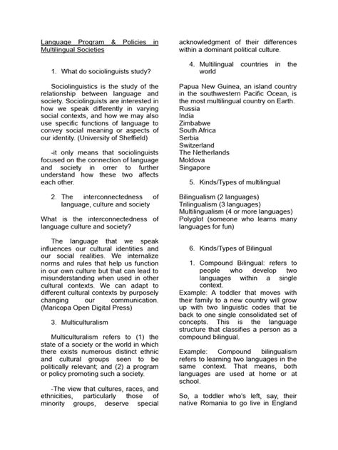 English 8 Topics Pdf Multilingualism First Language