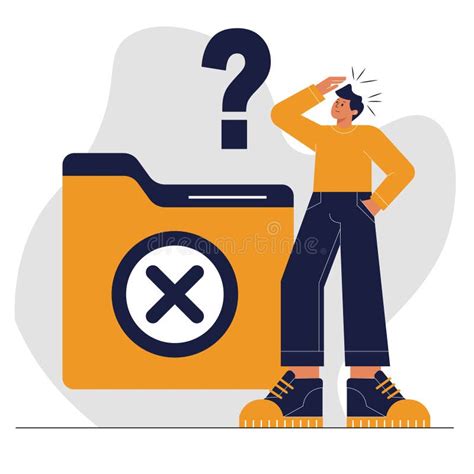 Vector Illustration Of File Error Stock Vector Illustration Of Graphic Concept 363022386