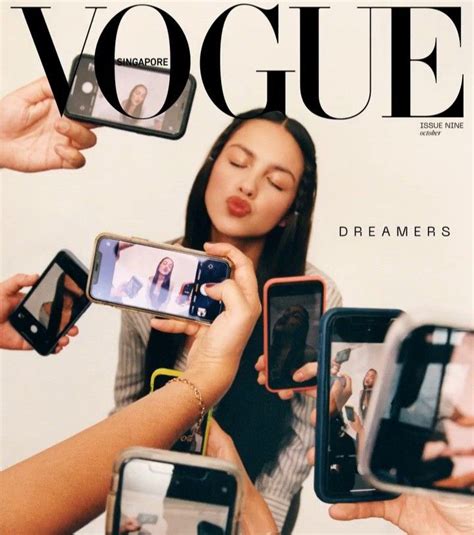 Olivia Rodrigo Vogue Magazine Olivia Core Aesthetic Music Poster