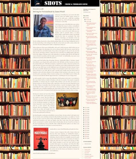 James Woolf On Linkedin Ive Been Getting Some Lovely Feedback For My Recent Article In Shots On