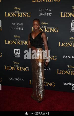 Florence Kasumba Arrives At The Lion King Film Premiere At Dolby