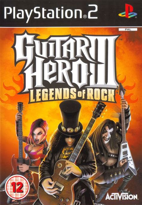 Guitar Hero Iii Legends Of Rock 2007 Playstation 2 Box Cover Art