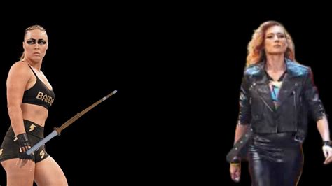 Wwe 2k23 Ronda Rousey Attacks Becky Lynch Backstage Youtube