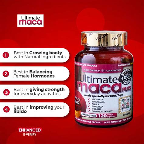 Ultimate Maca 7500mg 120 Pills C4 Cream Oil Serum Gummies And Powder