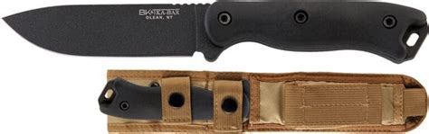 Ka Bar Becker Bk16 Short Drop Point Full Grind Knife Tomars Ka Bar Knives