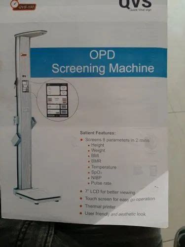 Opd Screening Machine At Best Price In Gharaunda By Global Equipment