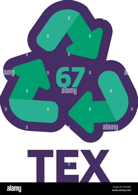 Notice Textile Number 67 For Industrial Products Marking Recycle Code For Textile Informing