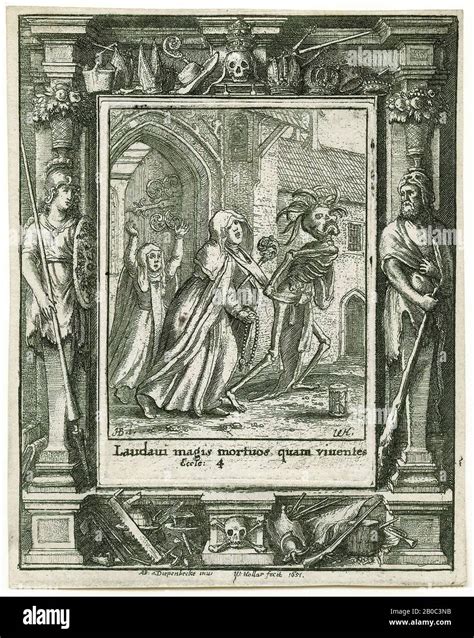 Wenceslaus Hollar Death And The Abbess From The Series The Dance Of