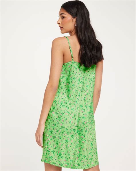 Köp Only Onljane Singlet Dress Ptm Summer Green Ida Flowers