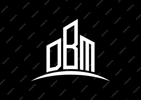 Premium Vector Letter Dbm Building Vector Monogram Logo Design