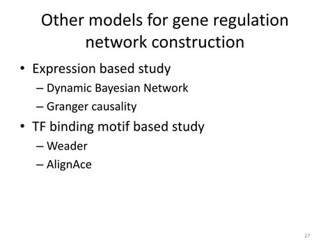 Ppt Gene Regulatory Network Powerpoint Presentation Free Download Id2265858