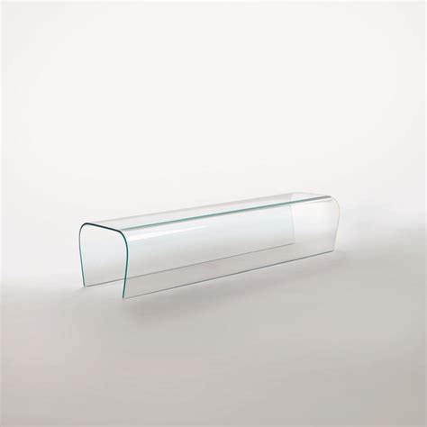 Bent Glass Bench Naoto Fukasawa Glas Italia Suite Ny