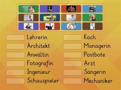 Berufe Erraten Unterrichtsmaterialien