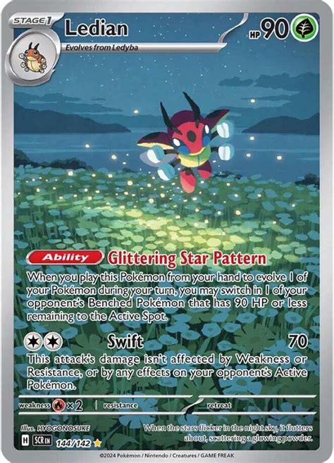 Ledian 144 Prices Pokemon Stellar Crown Pokemon Cards