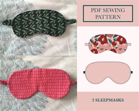 Sleep Mask Sewing Pattern At Molly Carmichael Blog