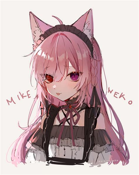 Mikeneko And Mikeneko Indie Virtual Youtuber Drawn By Ookamiciro