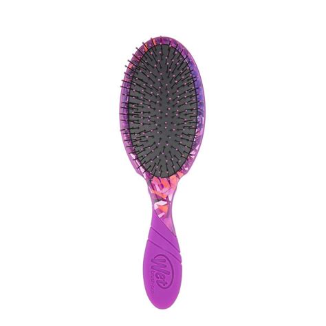 Wet Brush Neon Tropics Pro Detangler Tropical Design Hair Brush Face