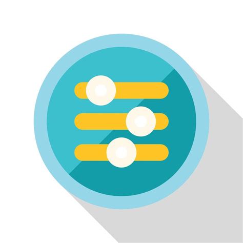 Settings Icon Showing Adjustment Sliders In App 74347490 Vector Art At