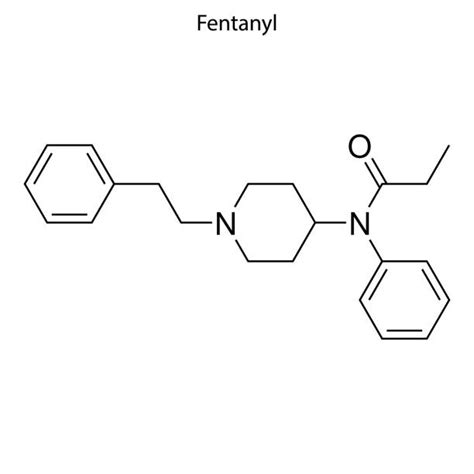 30 Fentanyl Structure Stock Illustrations Royalty Free Vector