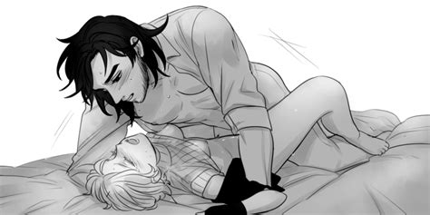 Rule 34 1boy 1girls Beard Bed Blush Breasts Closed Eyes Female Half