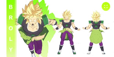 Broly 3d Model Rigged