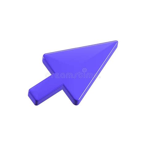 3d Arrow Pointer Mouse Cursor Icon Computer Interface Render Click